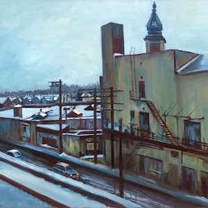 Chicago Blue Period Oil Painting - 18x14 Giclee Print - Etsy