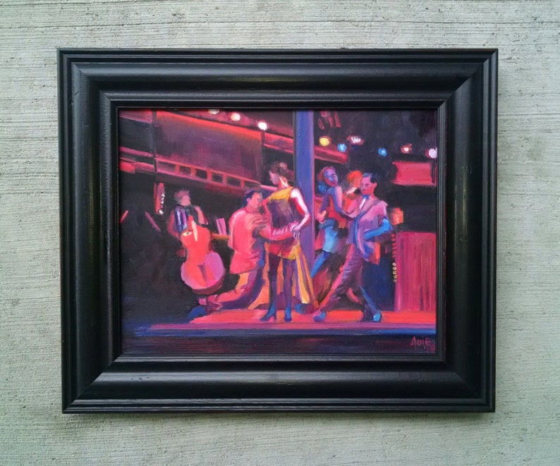Argentine Tango Original Oil Painting - 14x11in - Etsy