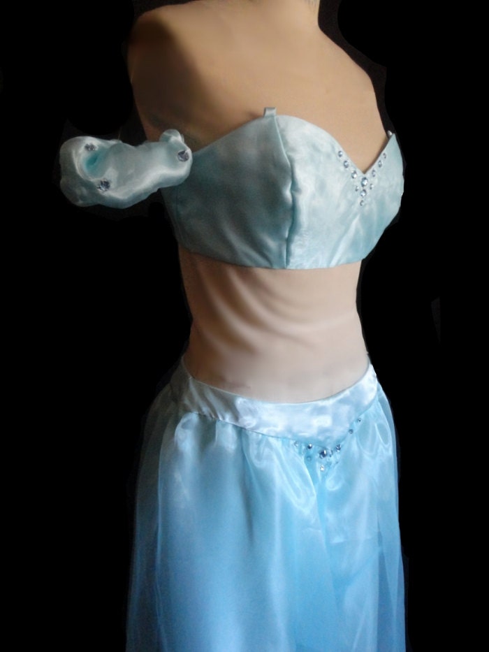 Princess Jasmine Cosplay Adult Costume Rhinestone Arabian Etsy