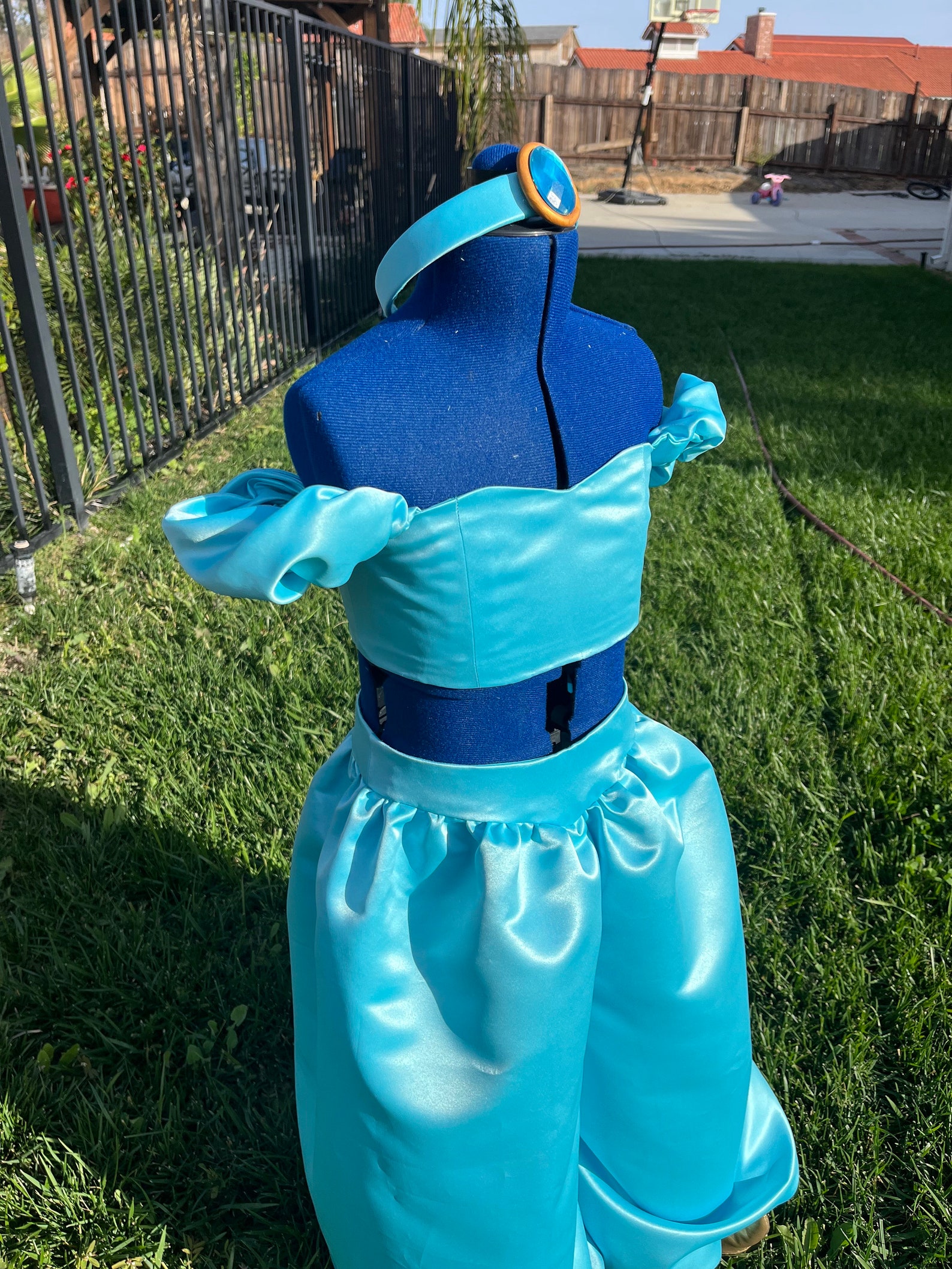 Custom Made Princess Jasmine Genie Arabian Style Child Costume From ...