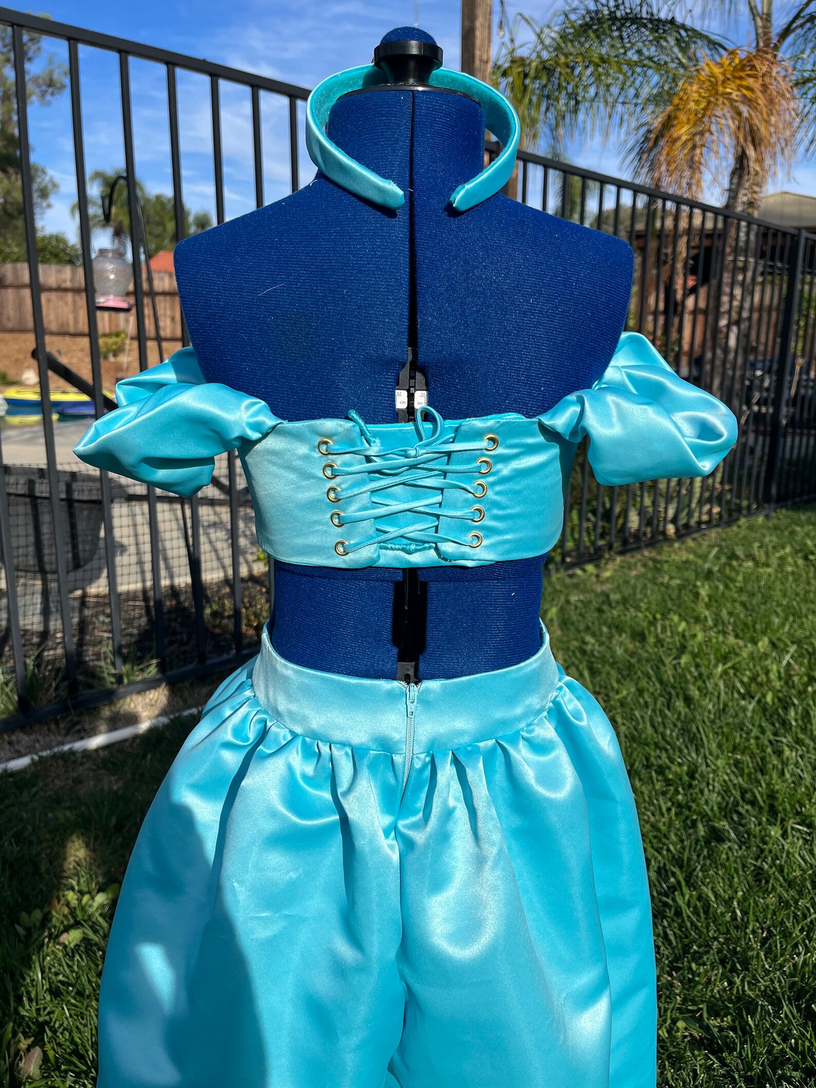 Custom Made Princess Jasmine Genie Arabian Style Child Costume From ...