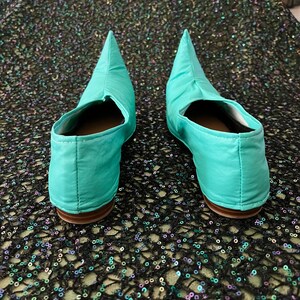 Princess Jasmine Aqua Blue COSTUME Cosplay Aladdin Genie Arabian Pointy ...