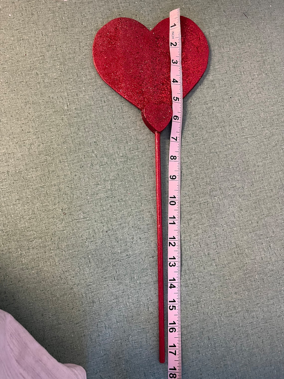 Queen of Hearts Scepter Red Heart Glitter Costume Cosplay Wand - Etsy