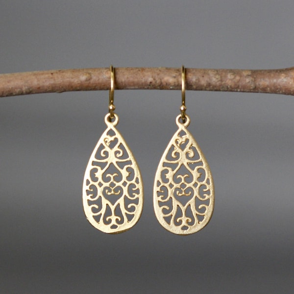 Filigree Earrings - Etsy