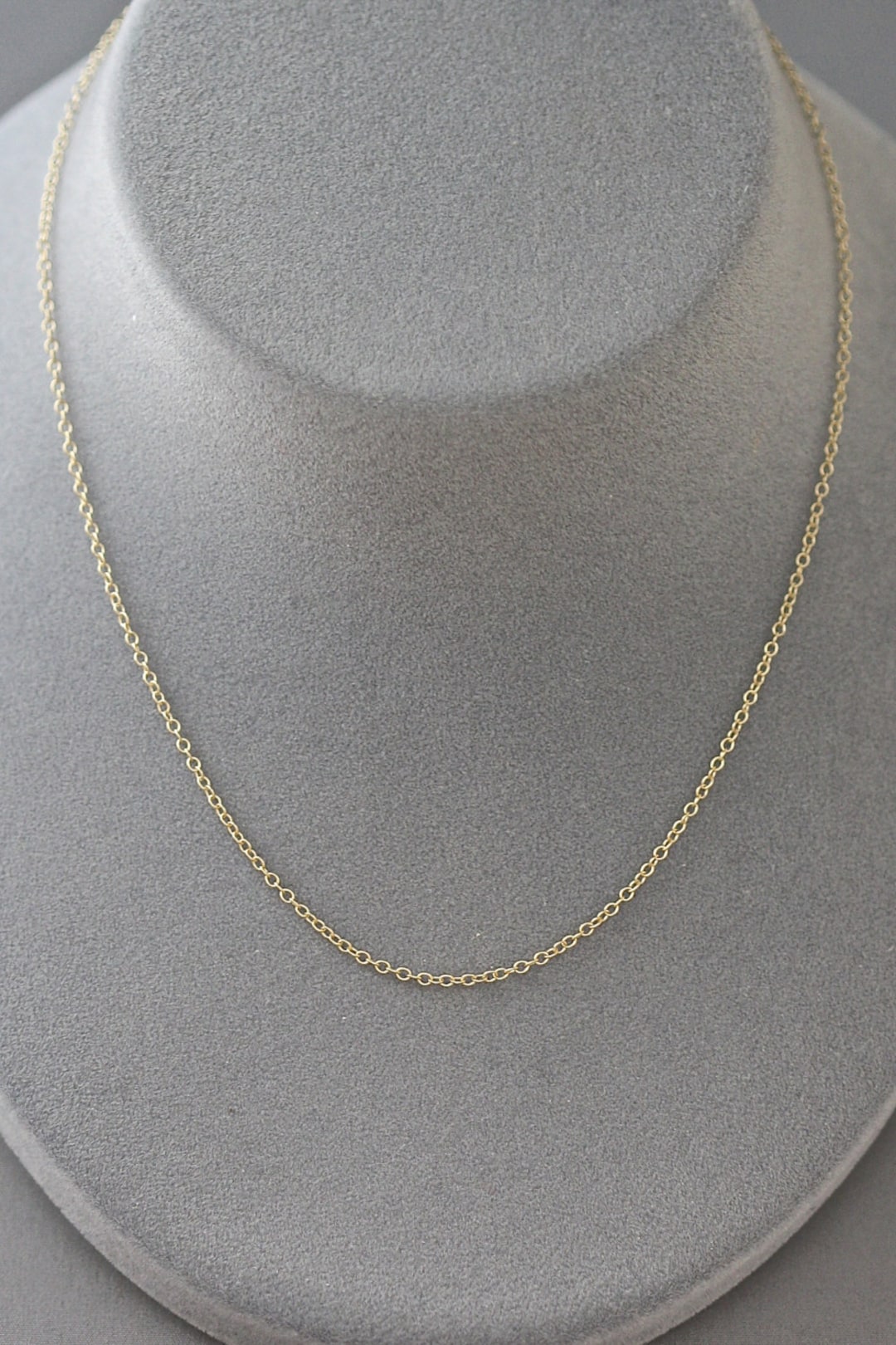 20" Gold Chain - Simple Gold Chain - Chain for Pendant Gold - Chain ...