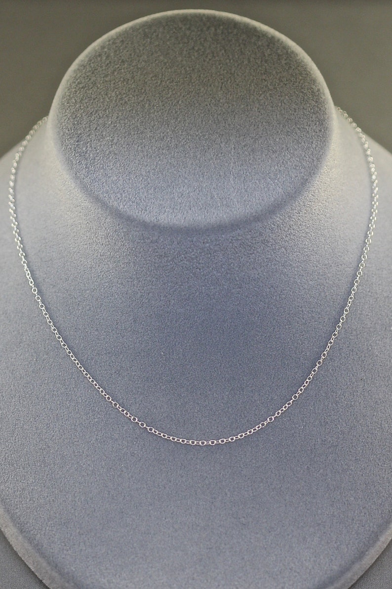 15 Silver Chain Sterling Silver Chain Finished - Etsy