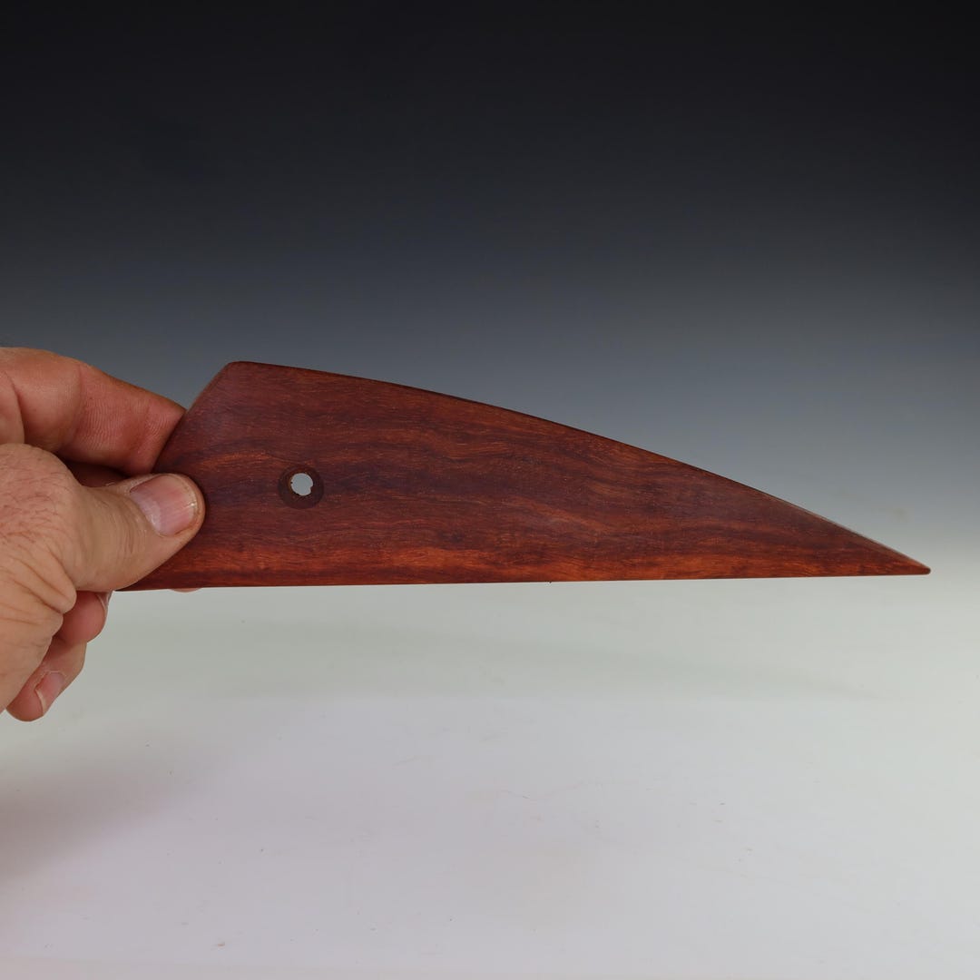 Chechen Rosewood Triangular Pottery Rib, Wood Platter Rib - Etsy