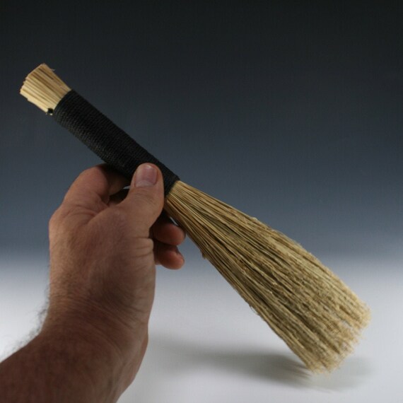 Black Handle Slip Broom Paint Brush Hake Handmade Corn | Etsy