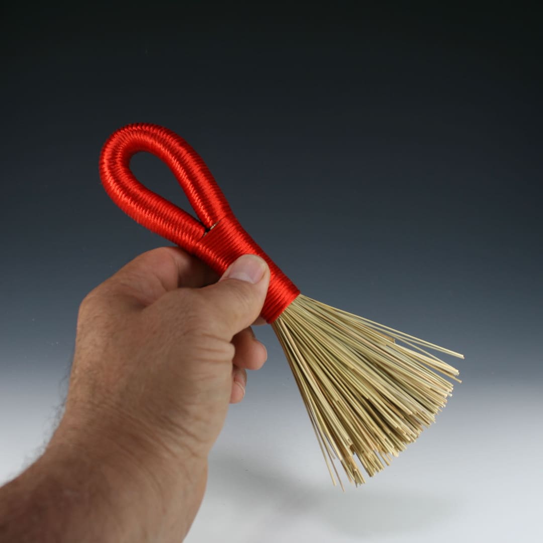 Stiff Red Slip Broom, Paint Brush, Hake, Handmade Broom Paintbrush ...