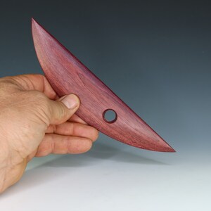 Purple Heart Pottery Rib, Wood Platter Rib - Etsy