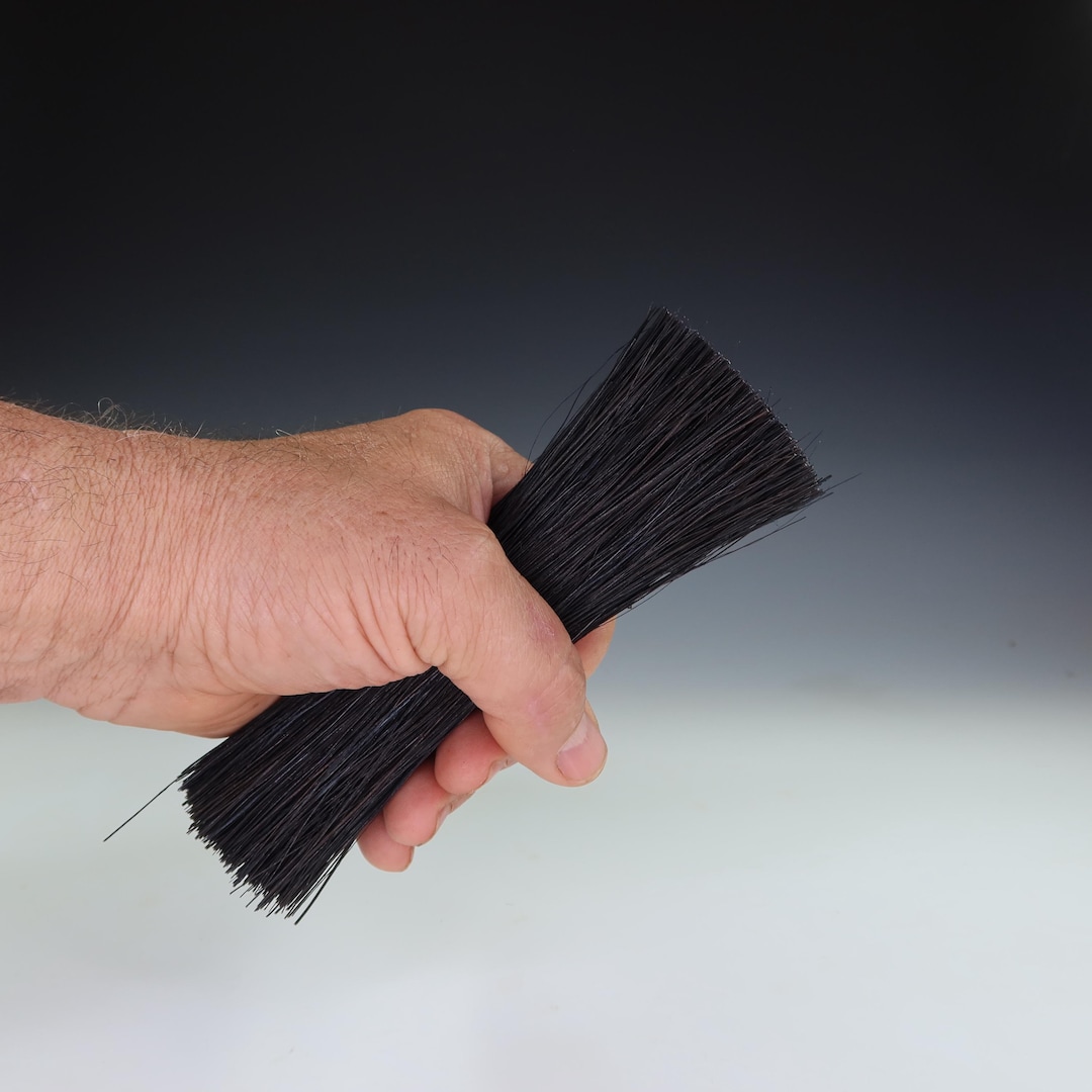 6-1/2" Black Dyedtampico Broom Fiber, One Pound, Natural Slip Broom ...