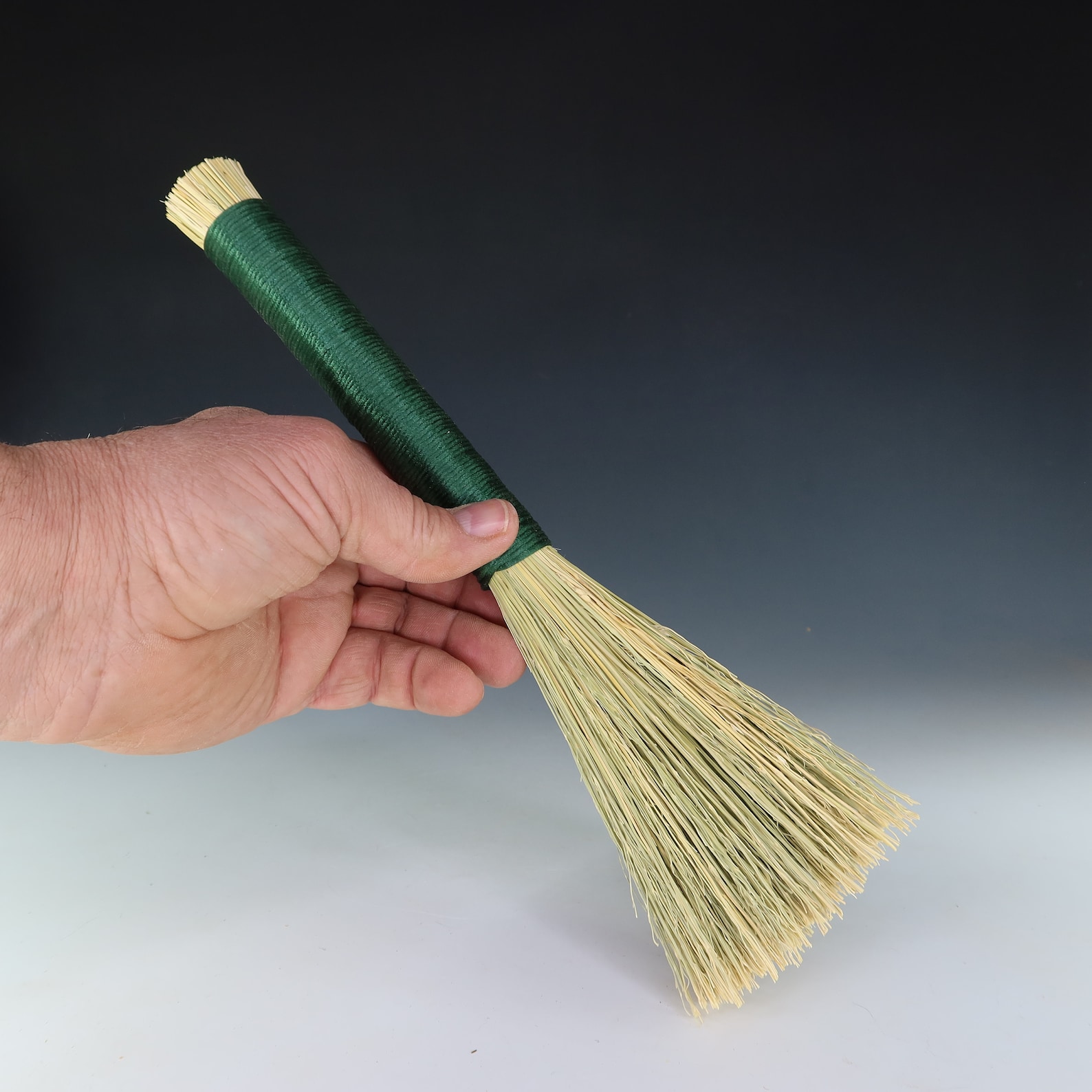 Emerald Green Handled Slip Broom Paint Brush Hake Handmade | Etsy