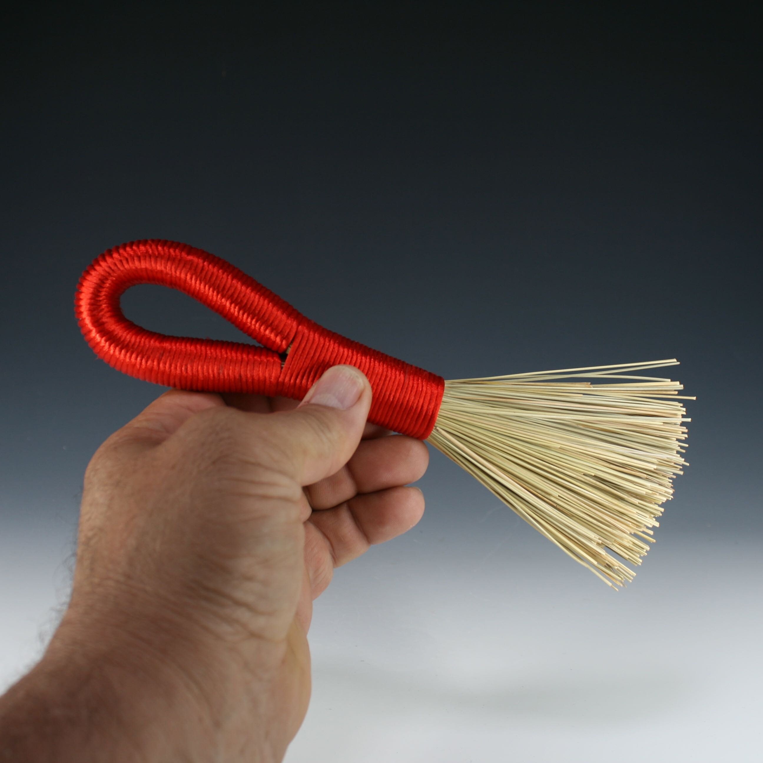 Stiff Red Slip Broom, Paint Brush, Hake, Handmade Broom Paintbrush ...