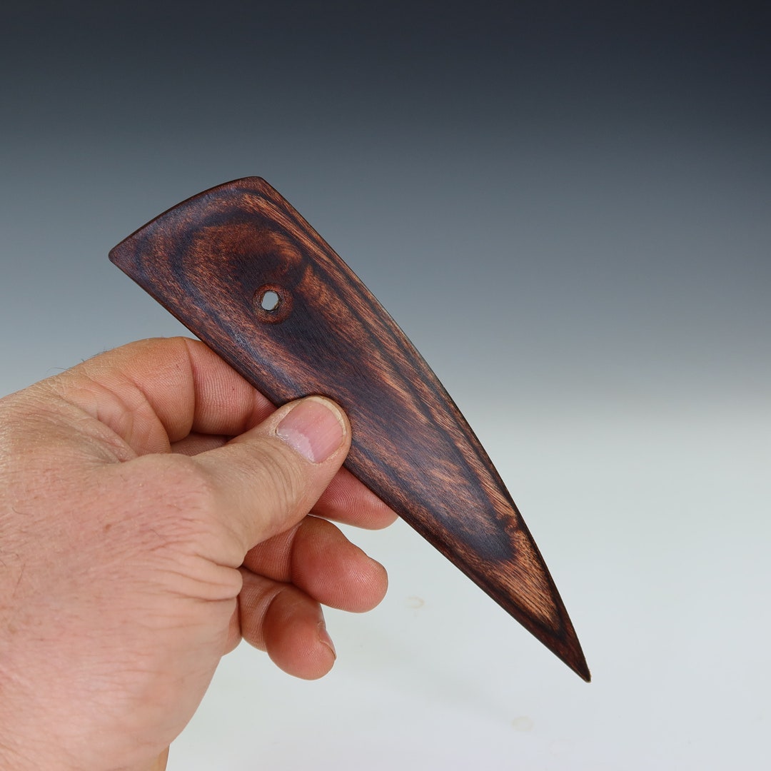 Triangular Pottery Rib, Brown, Walnut Dyed Baltic Birch, Dymalux, Wood ...