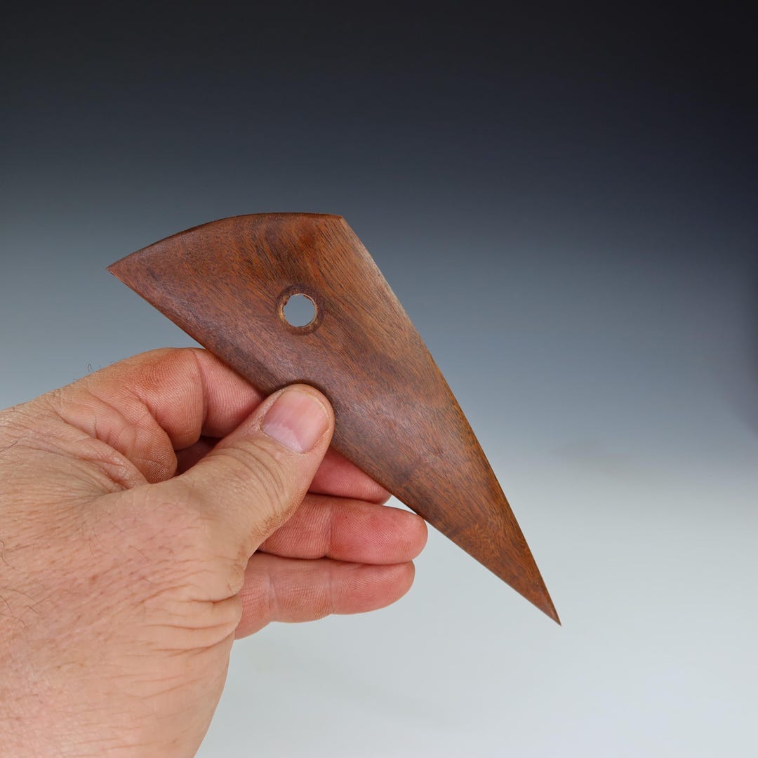 Ipe Triangular Pottery Tool, Rib, Bowl Rib, Platter Rib, Thick Ceramic ...