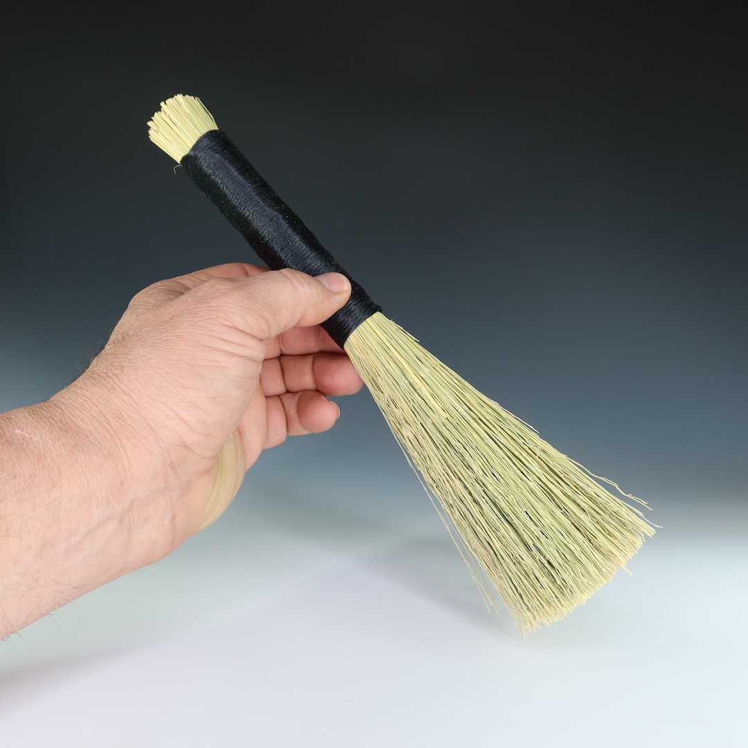 Black Handle Slip Broom, Paint Brush, Hake, Handmade Corn Broom ...