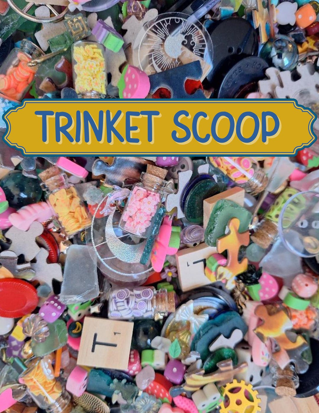 Trinket Scoop | Crow Core | Goblin Core | Treasure Bag | Mystery - Etsy