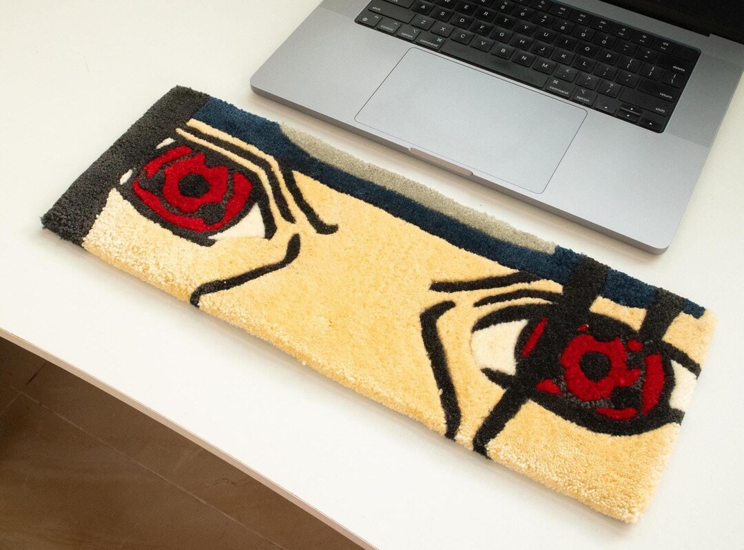 Anime Itachi Keyboard Rug 100% Handmade Tufted Rug - Etsy