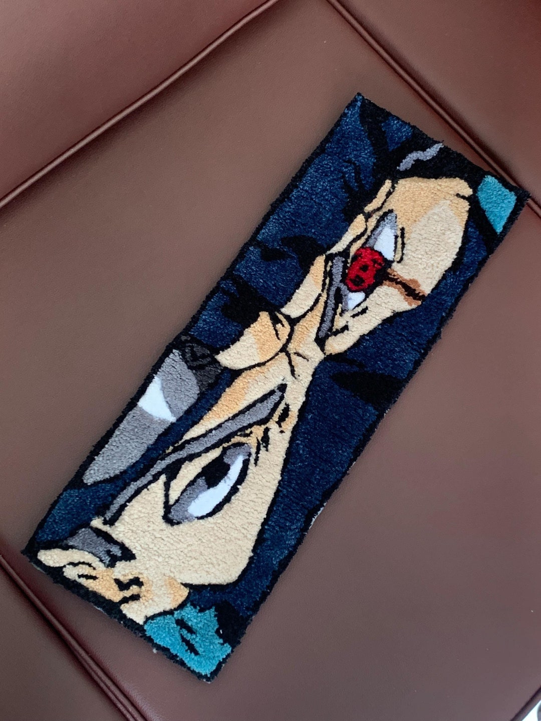 Handmade Kakashi Keyboard Tufted Rug Naruto Anime Decor Unique Gaming ...