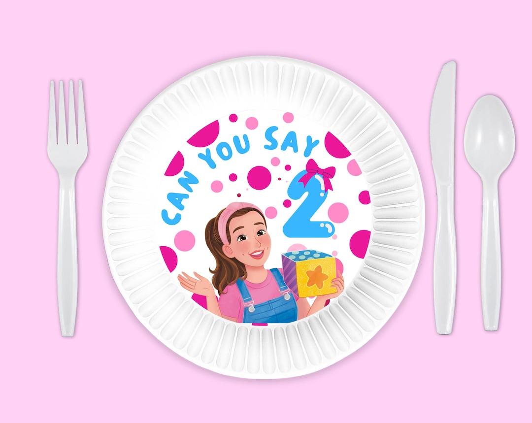 Ms Rachel, Plate Design, Ms Rachel Theme, Ms Rachel Tableware, Ms ...