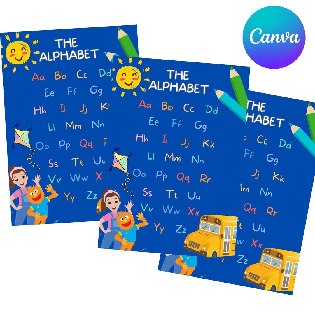 Ms Rachel, Alphabet Poster, Ms Rachel Learning, ABC, Home Schooling ...