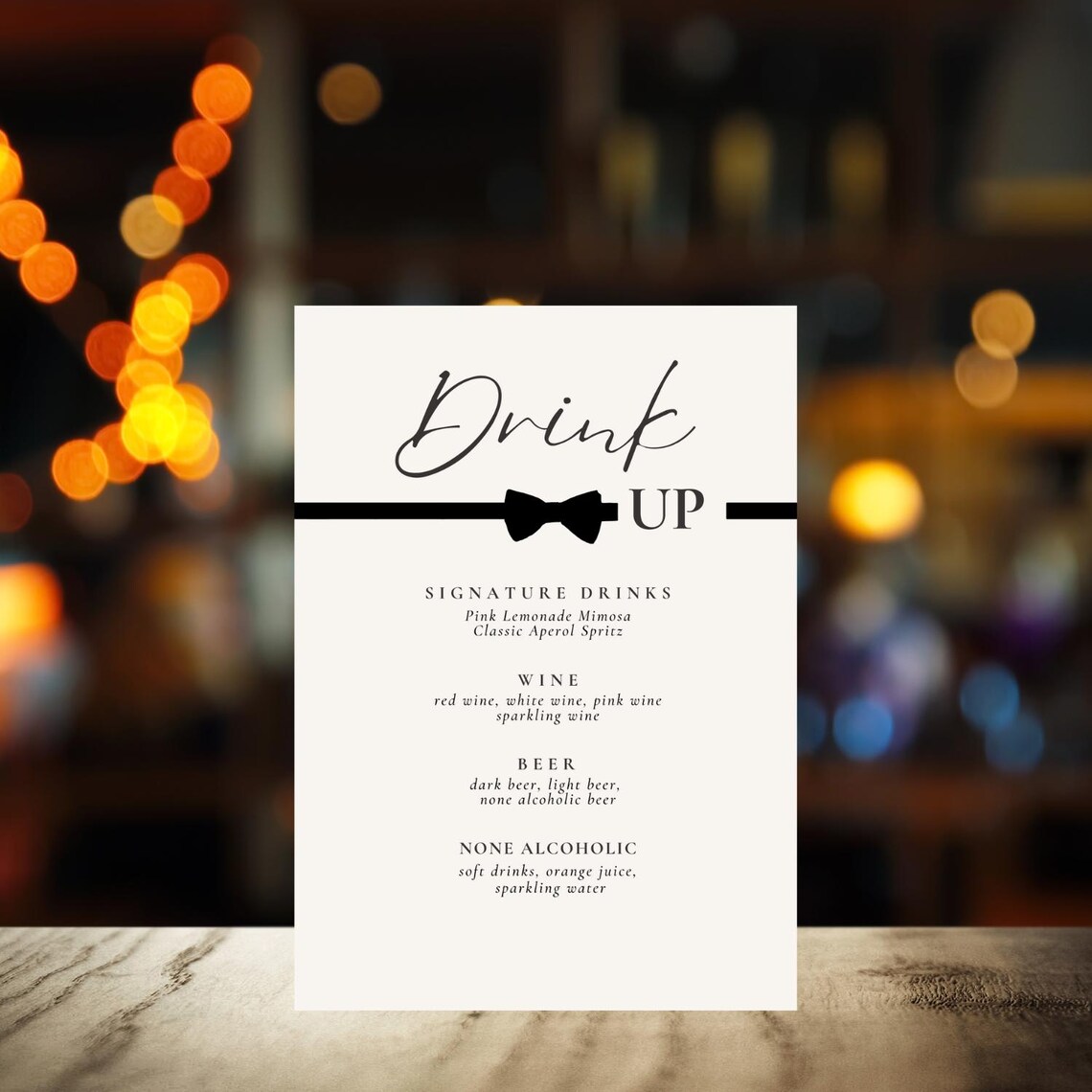 Drinks Menu, Bucks Party, Bachelor Bar Tab, Drink Up, Restaurant Drinks ...