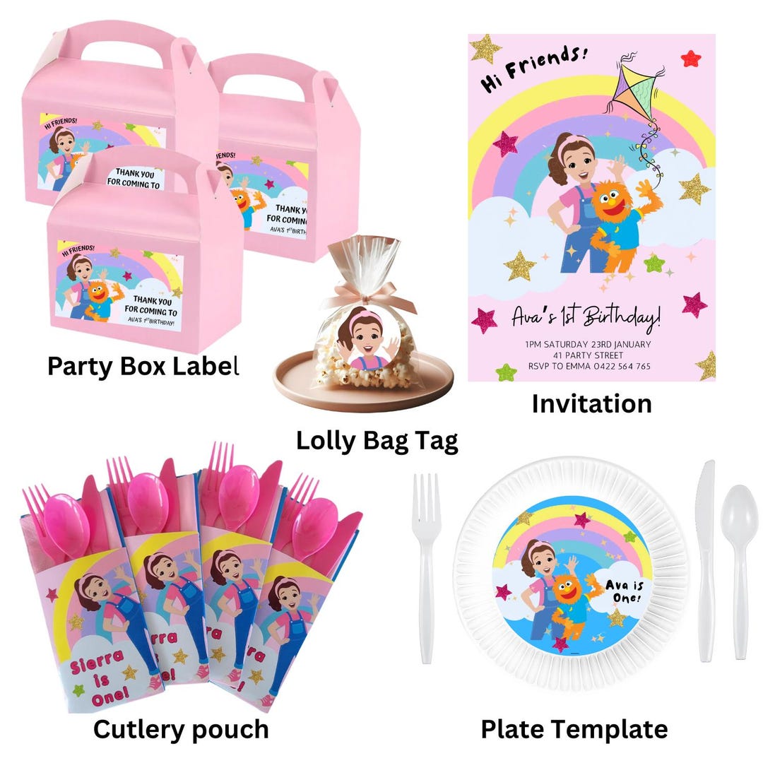 Ms Rachel BUNDLE, Ms Rachel Party, Ms Rachel Theme, Ms Rachel Printable ...