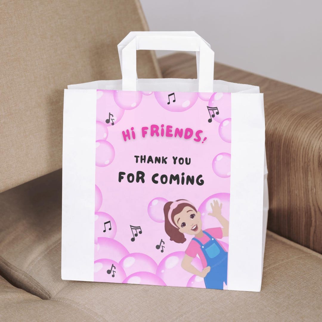 Ms Rachel, Party Bag Label, Gift Bag, Ms Rachel Theme, Ms RACHEL ...