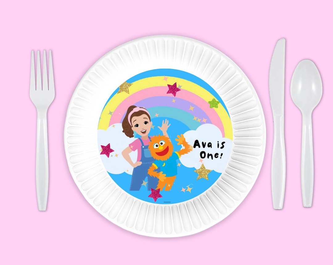 Ms Rachel Birthday, Plate Template, Ms Rachel Theme, Ms Rachel ...