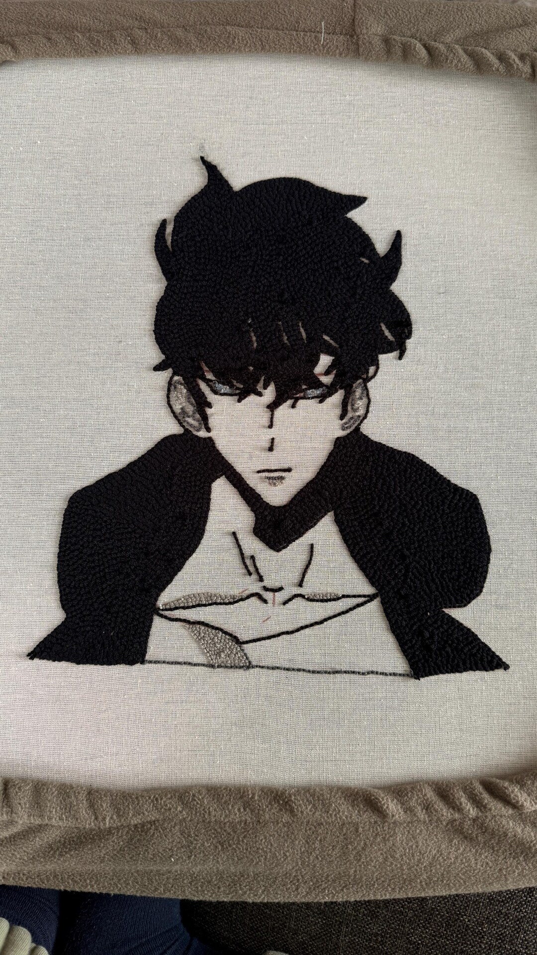 Custom "solo Leveling" Punch Needle Art: Sung Jin-woo Anime Gift - Etsy