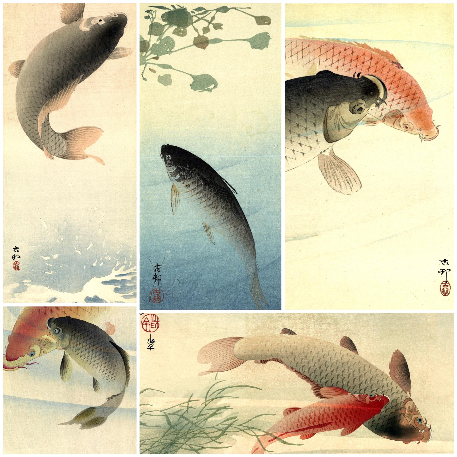Ohara Koson Woodblock Prints: 200+ Japanese Art Digital Downloads - Etsy