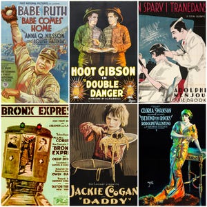 170+ Vintage Movie Posters From the 1920s / Early Cinema Advertisements ...