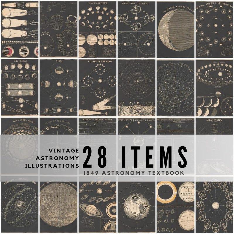 Antique Space Chart - Etsy