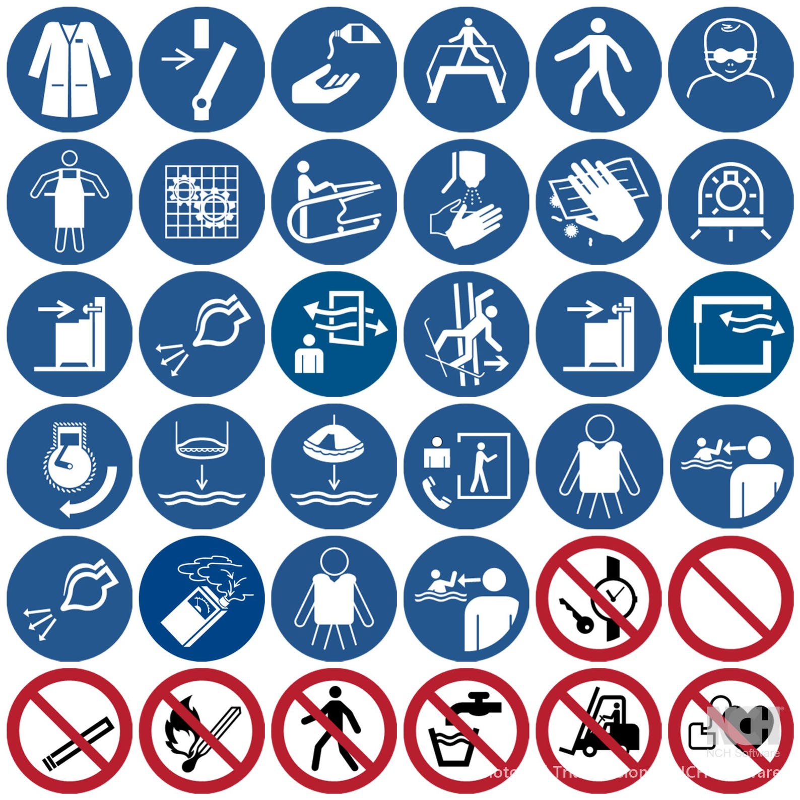 ISO 7010 Safety Signs SVG Bundle: 300+ Hazard Symbols (digital Download ...