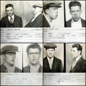 30+ Vintage Criminal Mugshots / Vintage Police Records / High-quality ...