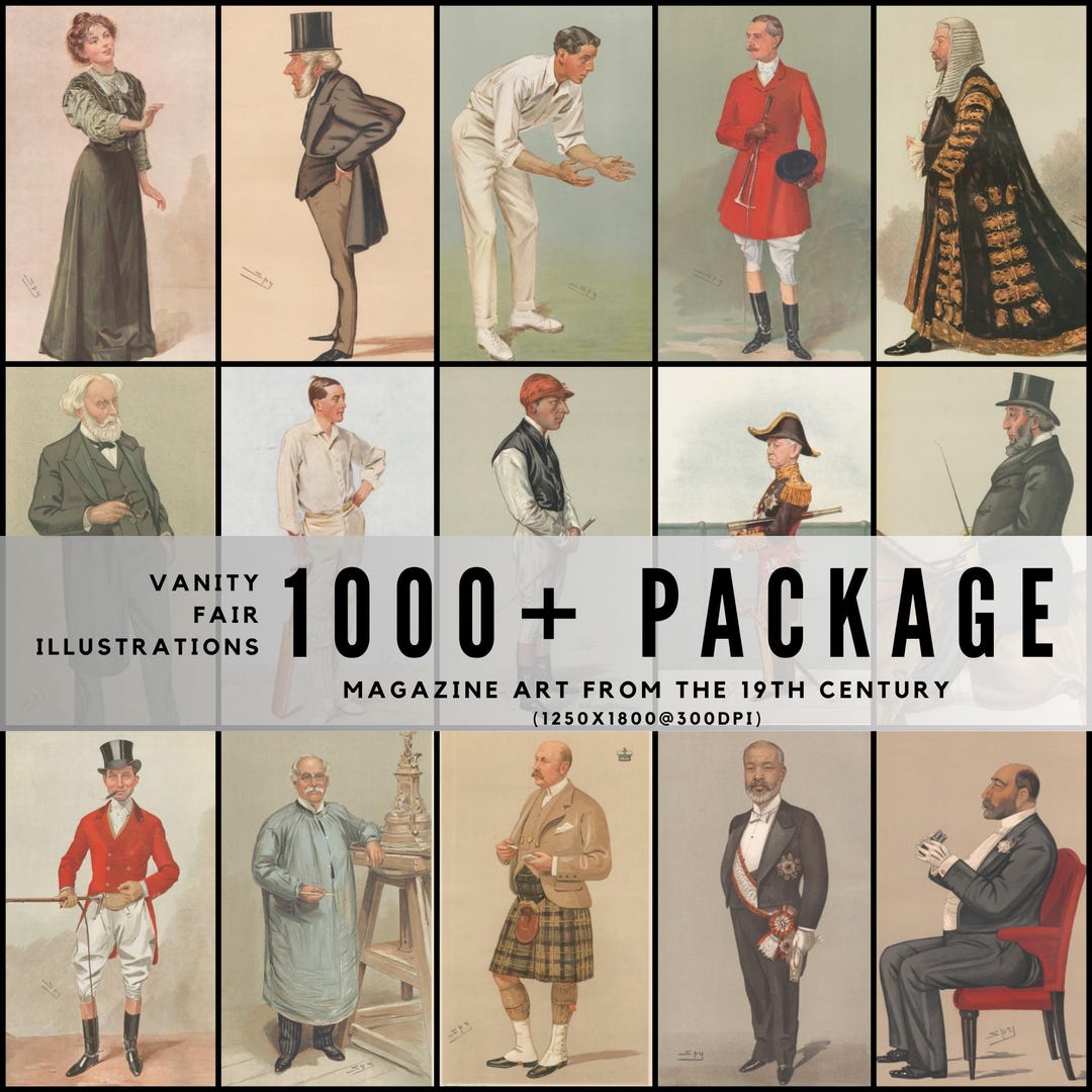 1000+ Vanity Fair Magazine Illustrations / 19th Century British ...