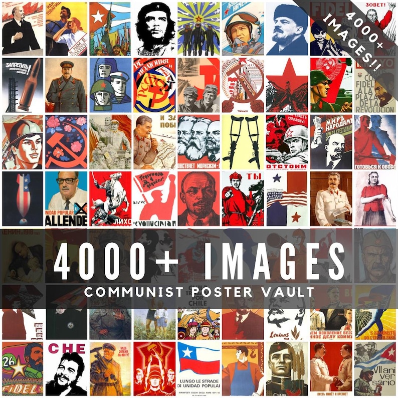 4000+ Soviet and Communist Posters – Vintage Political Art, Propaganda ...