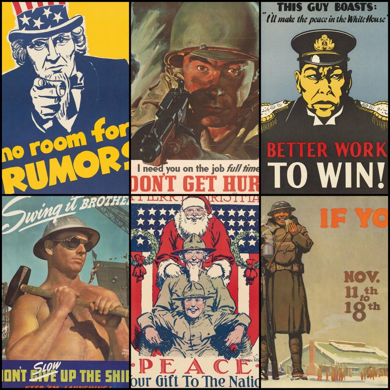 35 Vintage Military Posters, Propaganda Posters, Cold War Safety ...