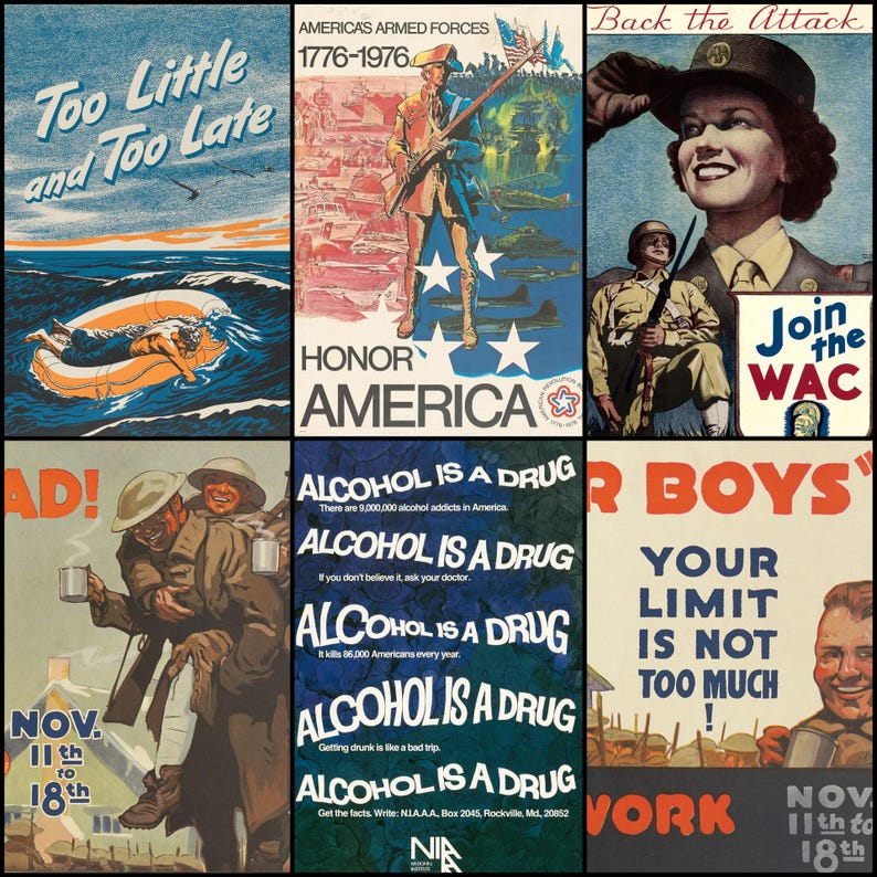 35 Vintage Military Posters, Propaganda Posters, Cold War Safety ...