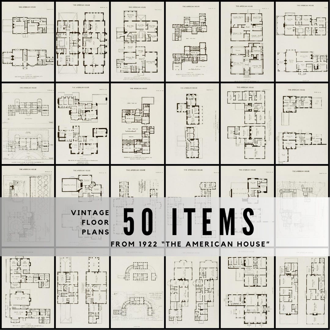 50 Printable House Floor Plans – High‑res American Home Layouts for ...