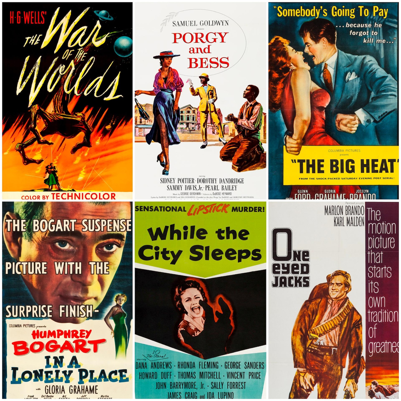 120+ Vintage Movie Posters From the 1950s / Early Cinema Advertisements ...