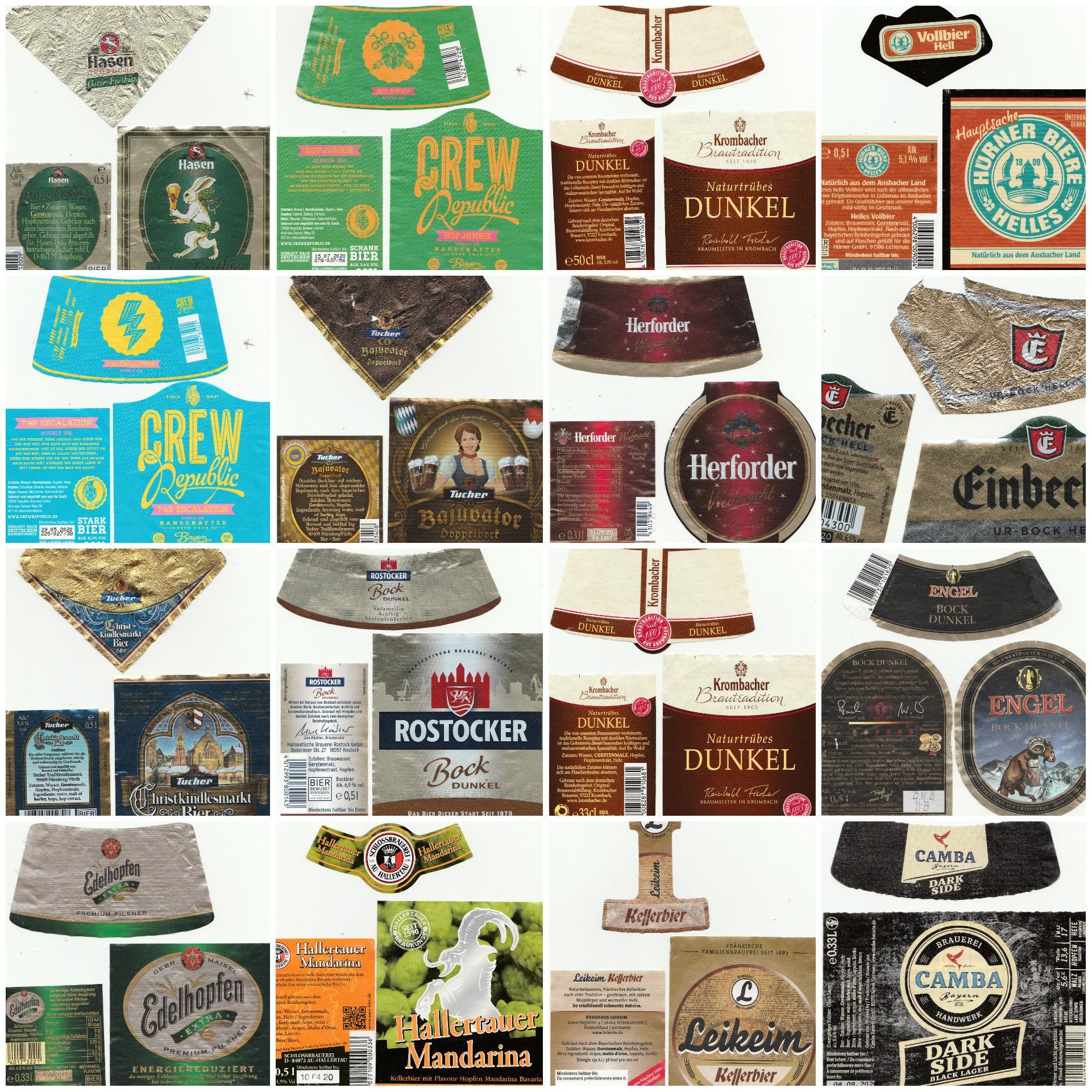 400+ German Beer Labels / Original Brewery Scans in JPG Format / Modern ...