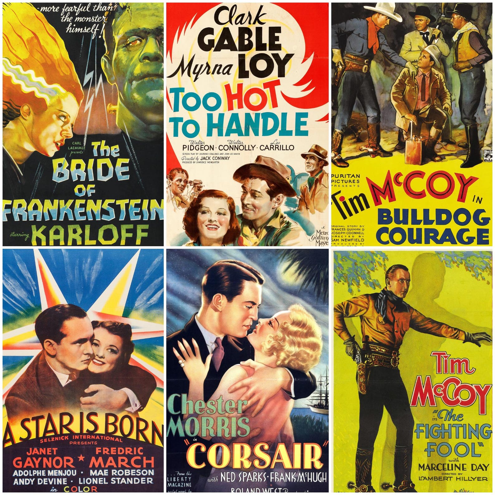 170+ Vintage Movie Posters From the 1930s / Early Cinema Advertisements ...