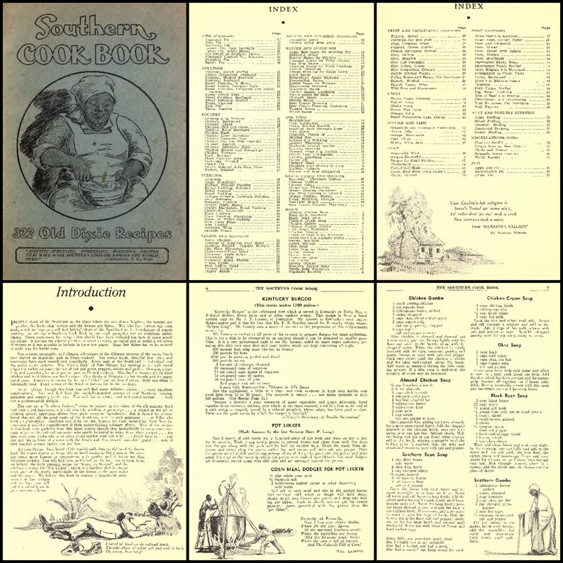 Vintage Southern Cookbook (1935): 150+ Classic Recipes (digital ...