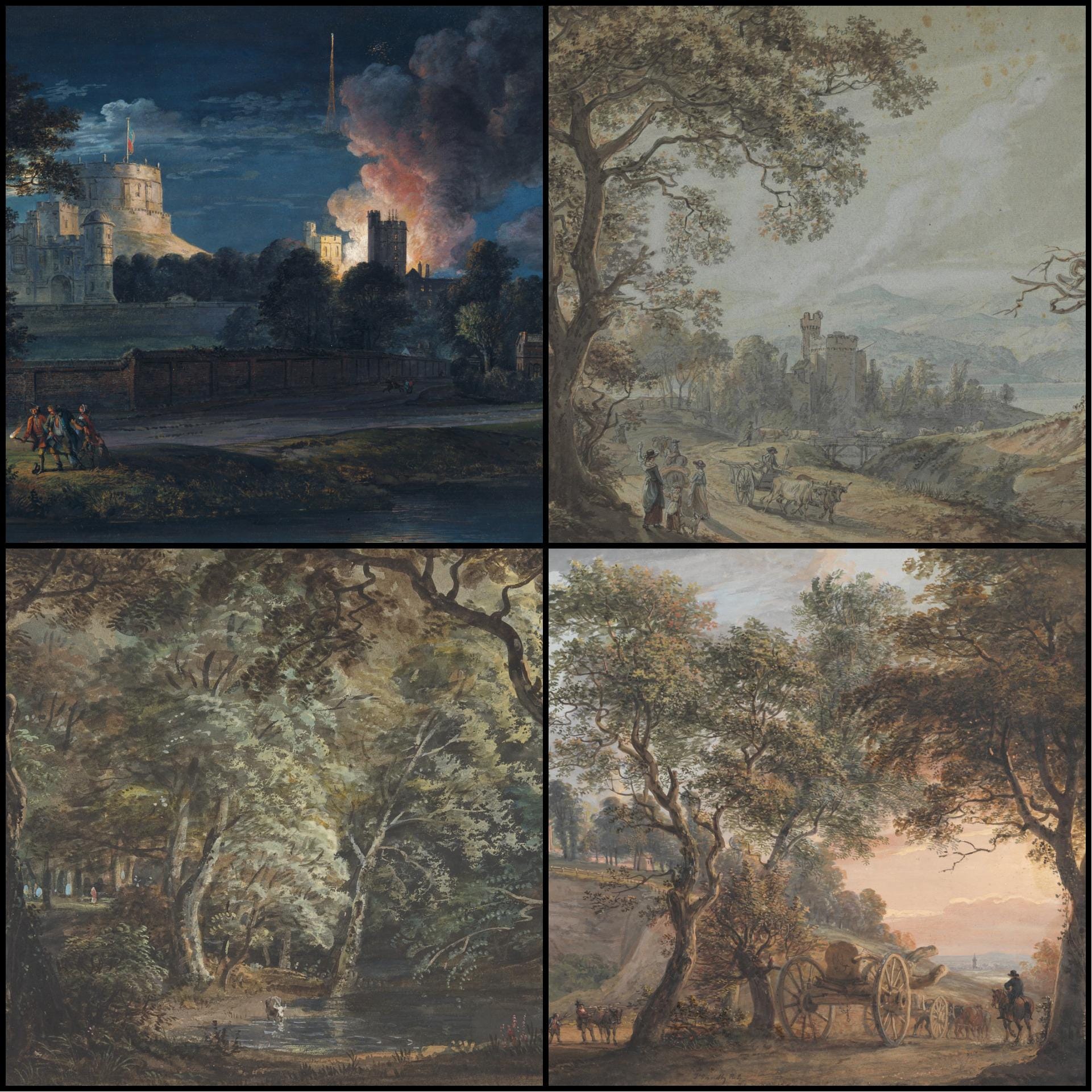 60+ Paul Sandby Collection – Vintage British Landscapes, High‑res ...