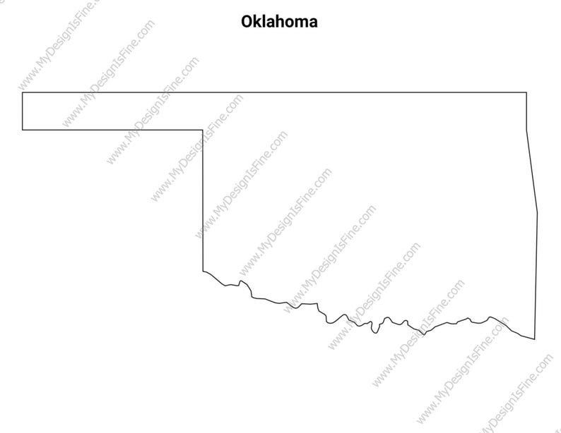 Printable Oklahoma Maps / State Outline and Labeled Geography Sheets ...