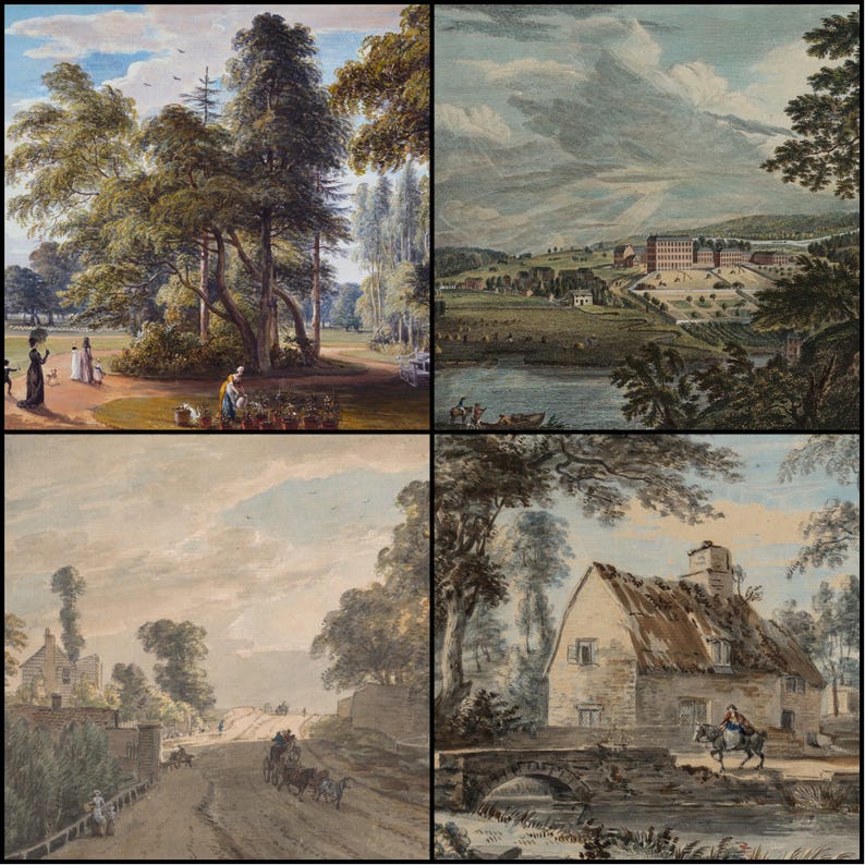 60+ Paul Sandby Collection – Vintage British Landscapes, High‑res ...