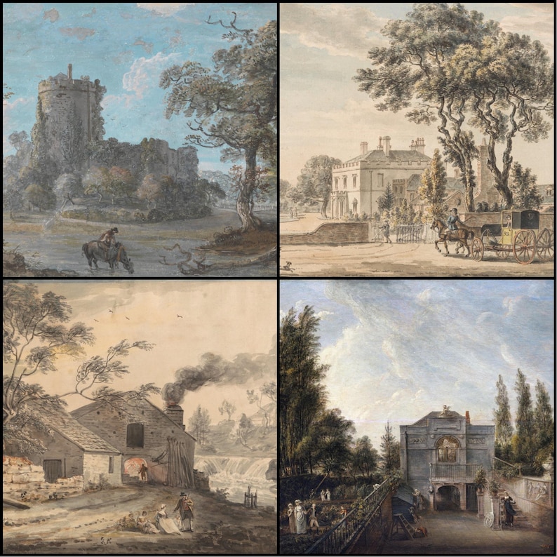 60+ Paul Sandby Collection – Vintage British Landscapes, High‑res ...