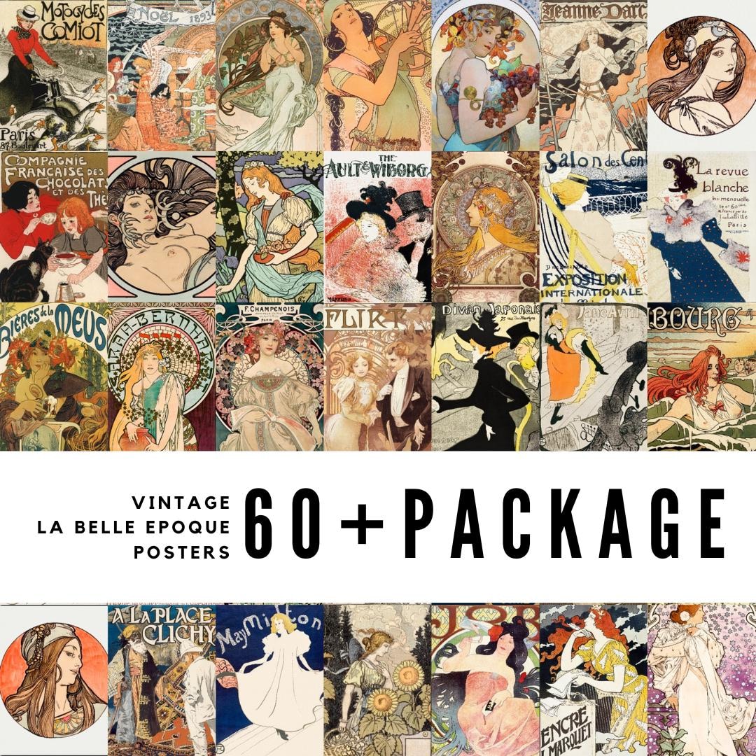 La Belle Epoque Vintage Posters Framing