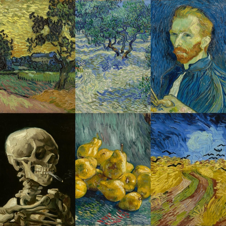 Van Gogh Poster Set: 100+ High-resolution Art Prints (digital Download ...